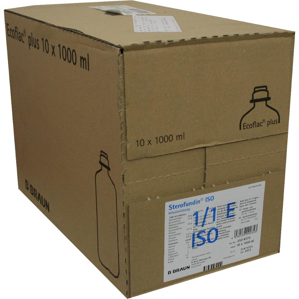 STEROFUNDIN ISO Ecoflac Plus Infusionslösung 10X1000 ml | online kaufen