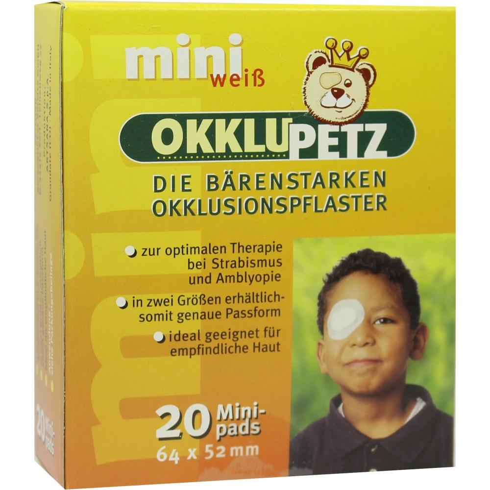 OKKLUPETZ Okklusionspflaster mini weiß 20 Stück | online kaufen
