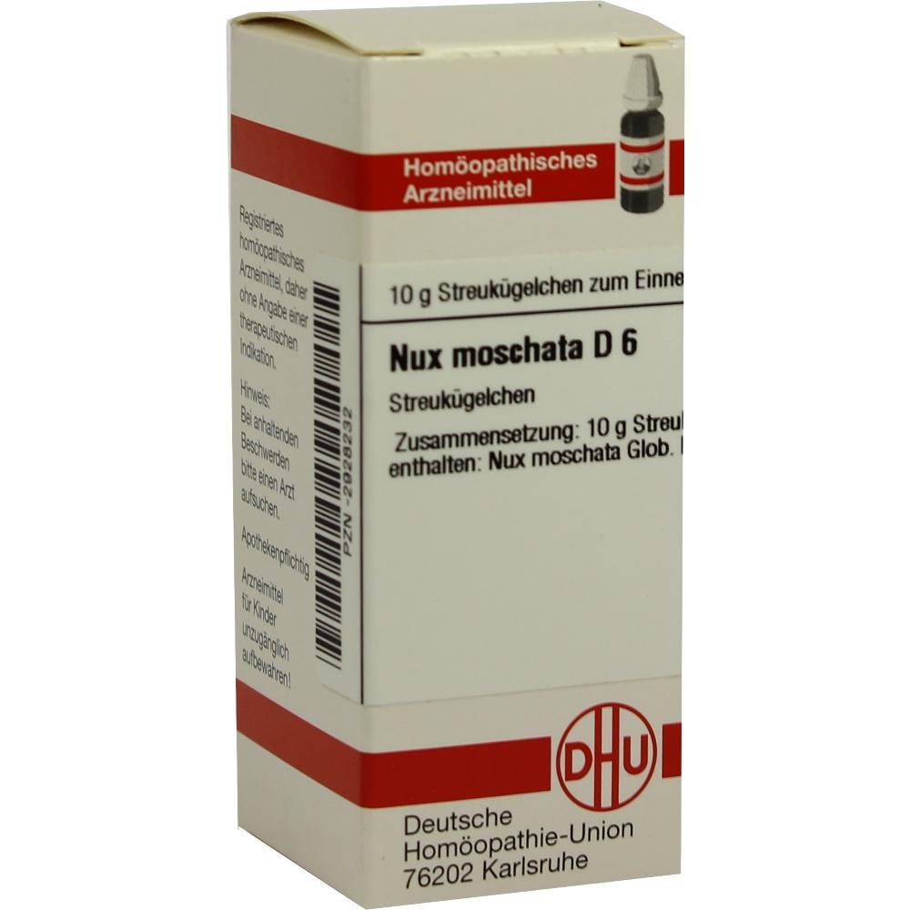 NUX MOSCHATA D 6 Globuli 10 g | SANICARE