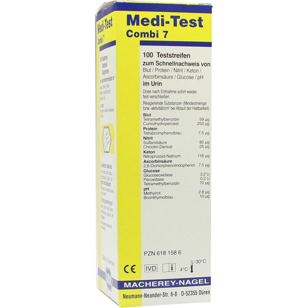 MEDI-TEST Combi 7 Teststreifen 100 Stück | online kaufen