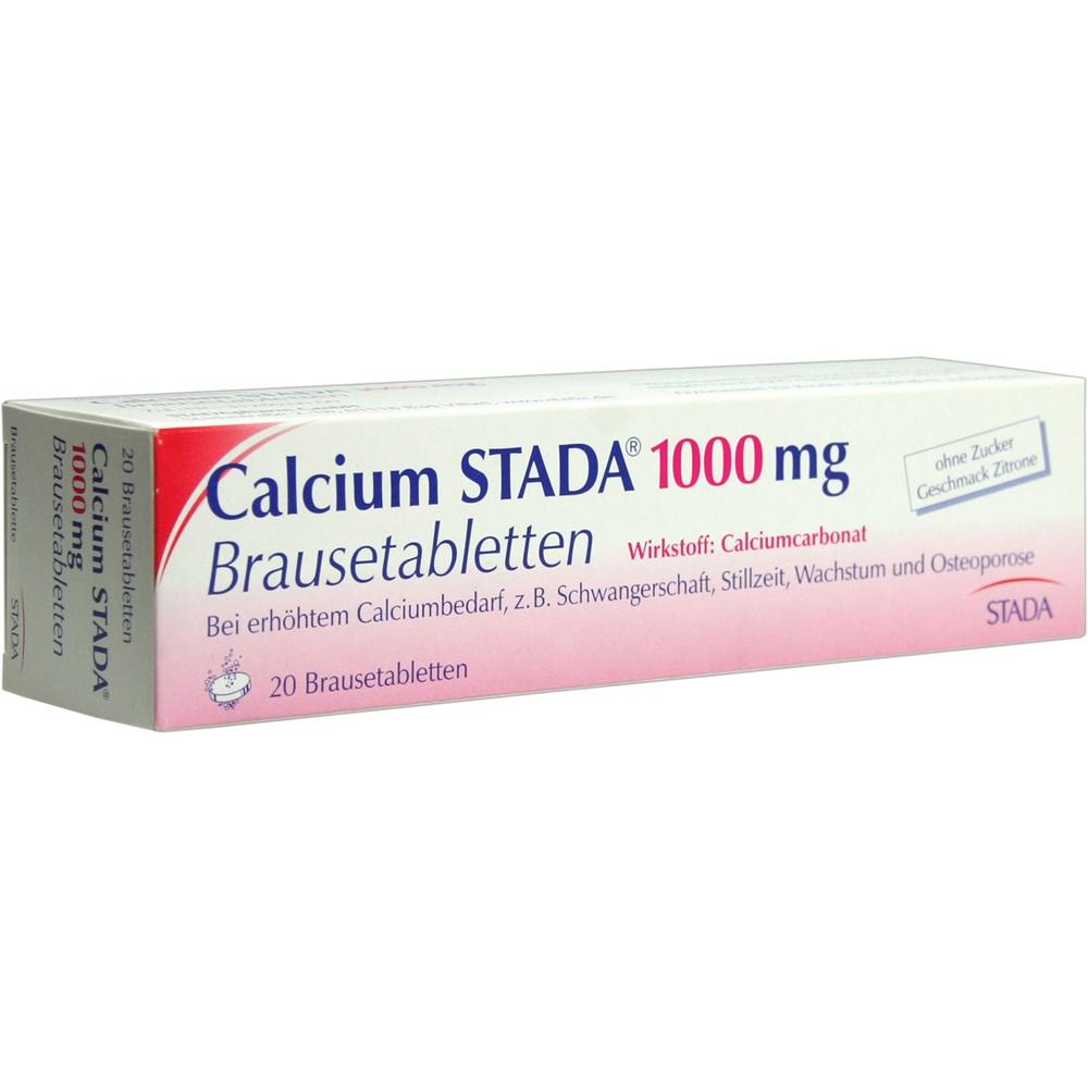 Calcium STADA 1000mg Brausetabletten 20 Stück | online kaufen