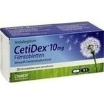 CETIDEX 10 mg Filmtabletten - Anwendung, Nebenwirkungen, Wechselwirkungen