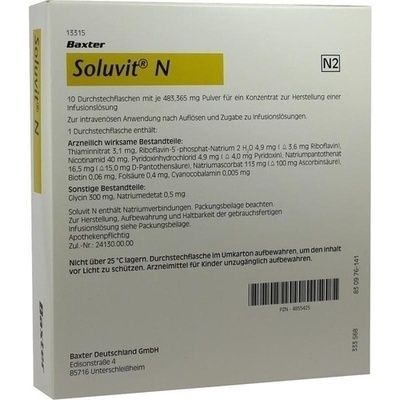 SOLUVIT N - Beipackzettel / Informationen | Apotheken Umschau