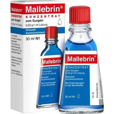 MALLEBRIN Konzentrat zum Gurgeln - package_sizes: 30 ml