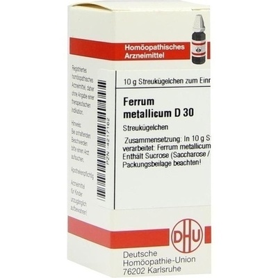 FERRUM METALLICUM D 30 Globuli - package_sizes: 10 g